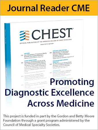 Promoting Diagnostic Excellence Across Medicine: CME for CHEST Journal ...