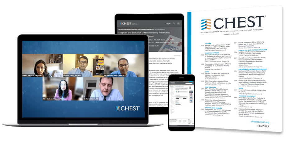 Guidelines & Topic Collections - American College of Chest Physicians