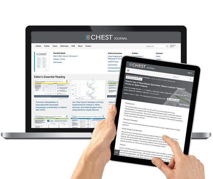 Access the Journal CHEST | CHEST Journal: Peer-Reviewed. Cutting-Edge ...